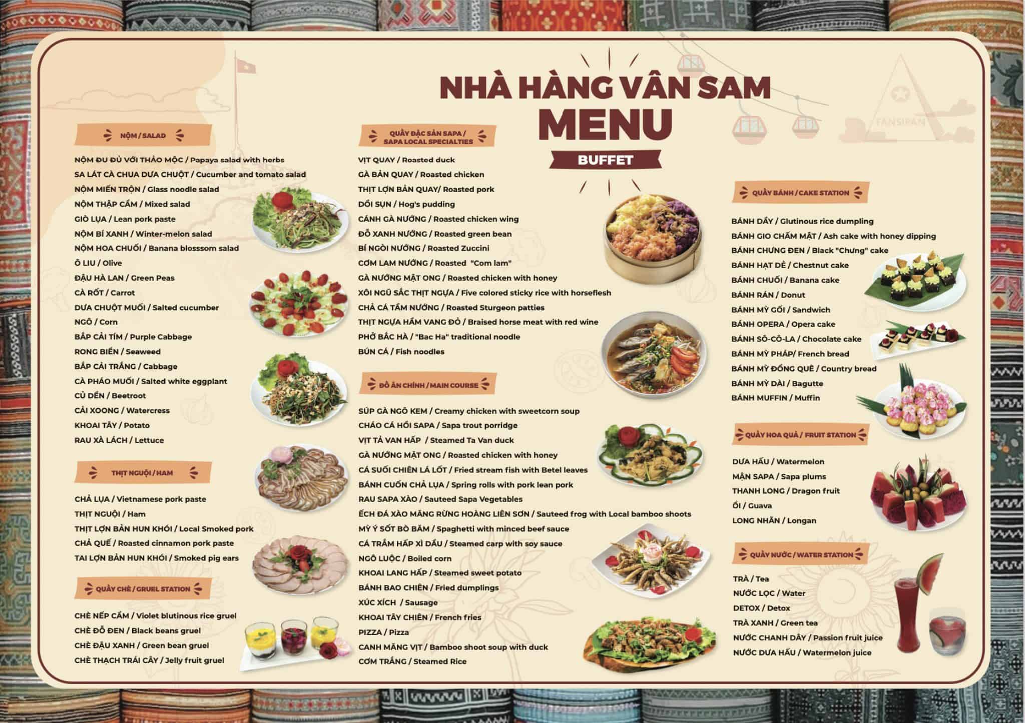 Combo Vé cáp treo Fansipan + Buffet trưa | Vé Cáp Treo Fansipan Sapa